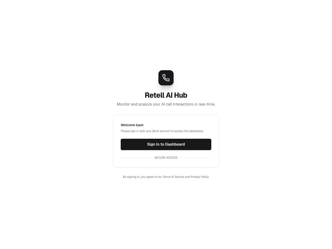 Retell Calls Dashboard