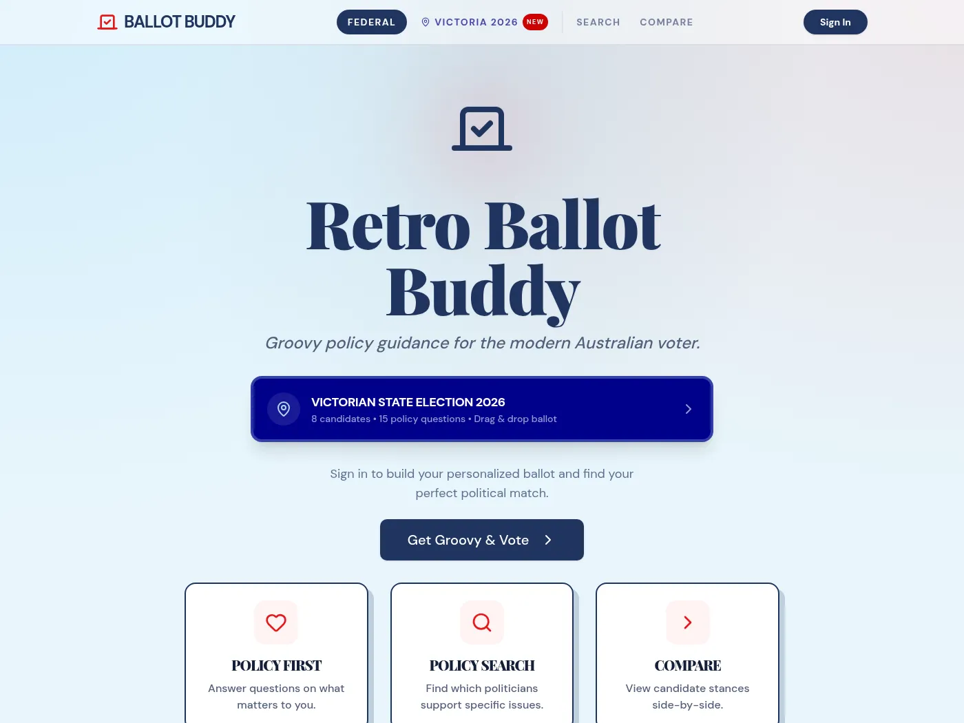 Retro Ballot Buddy