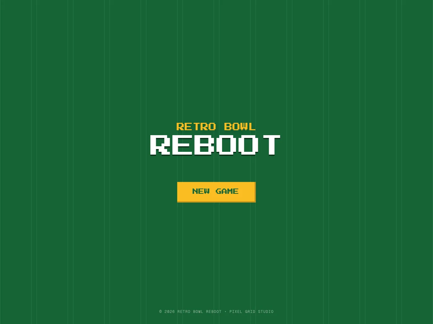 Retro Bowl Reboot