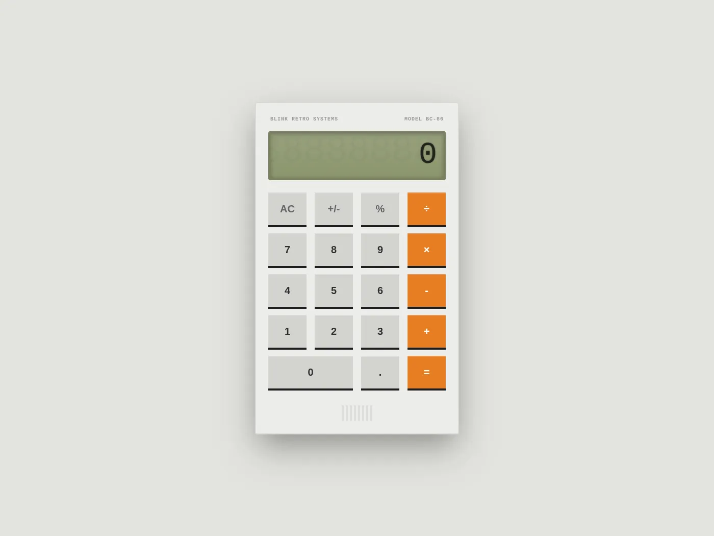Retro Calculator App