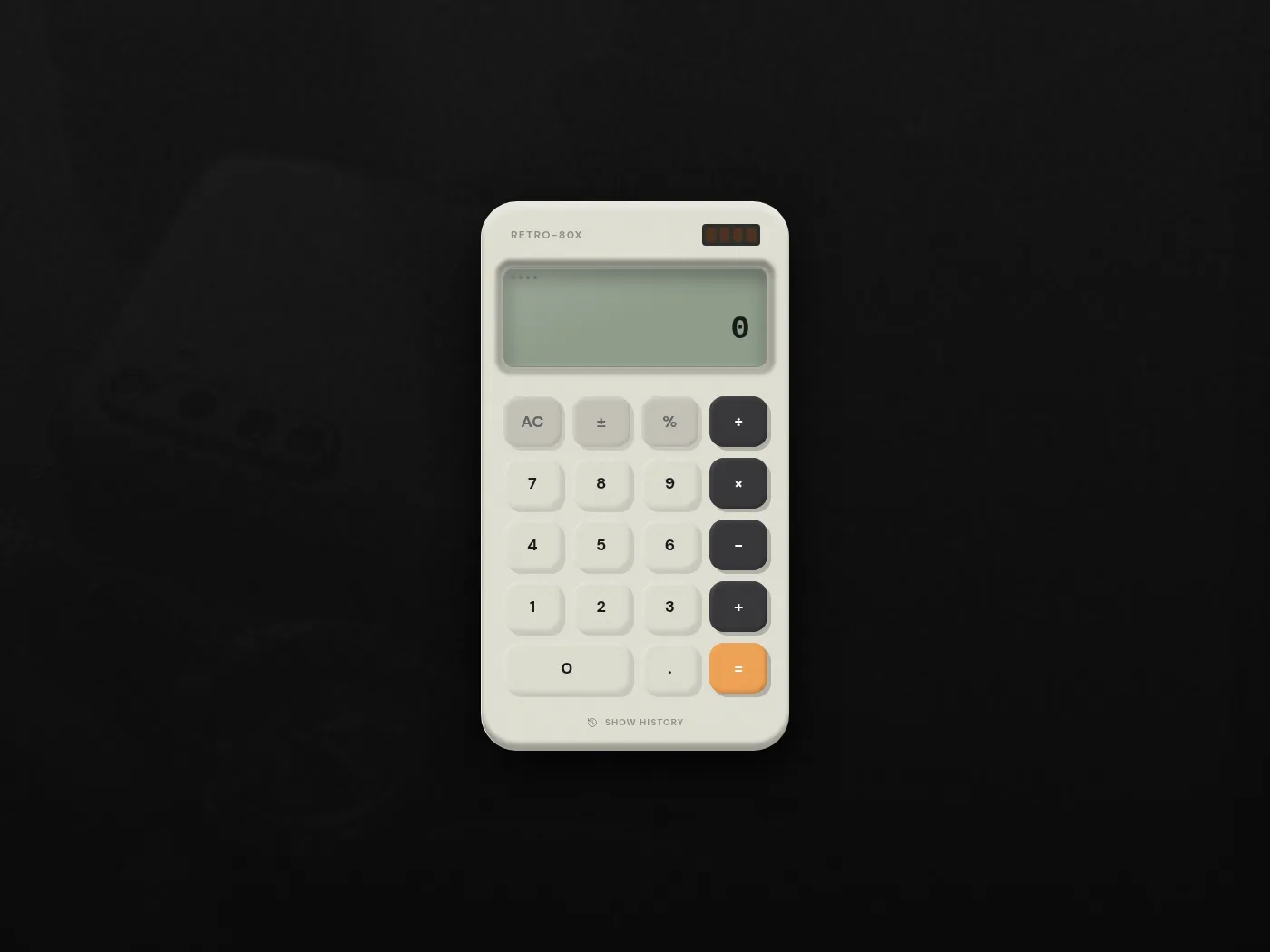 Retro Calculator App