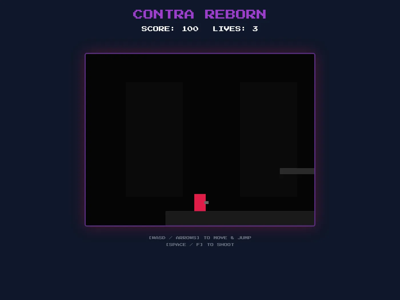 Retro Contra Game