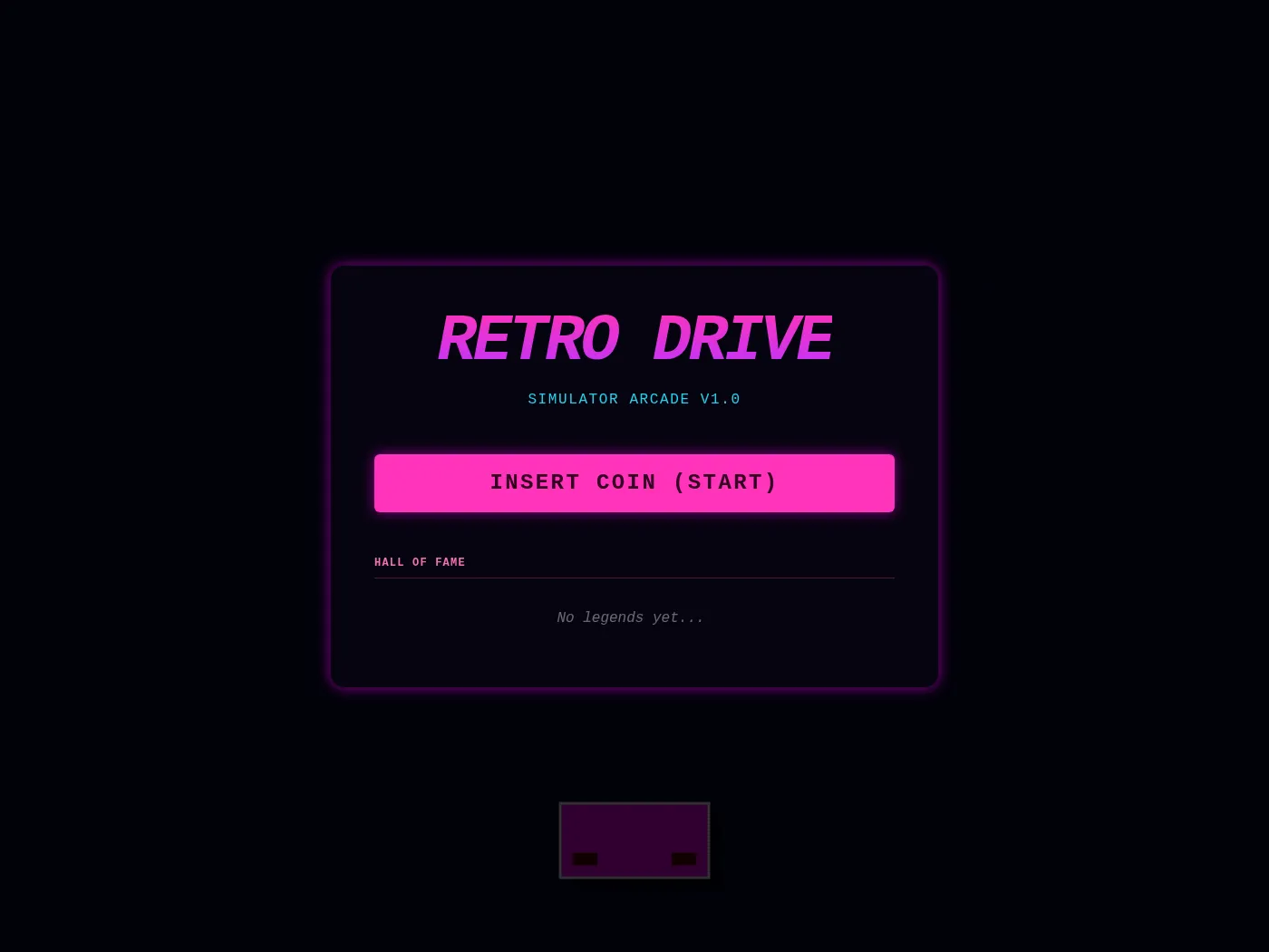 Retro Drive Simulator