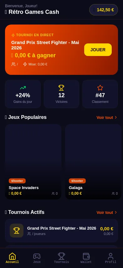 Rétro Games Cash App