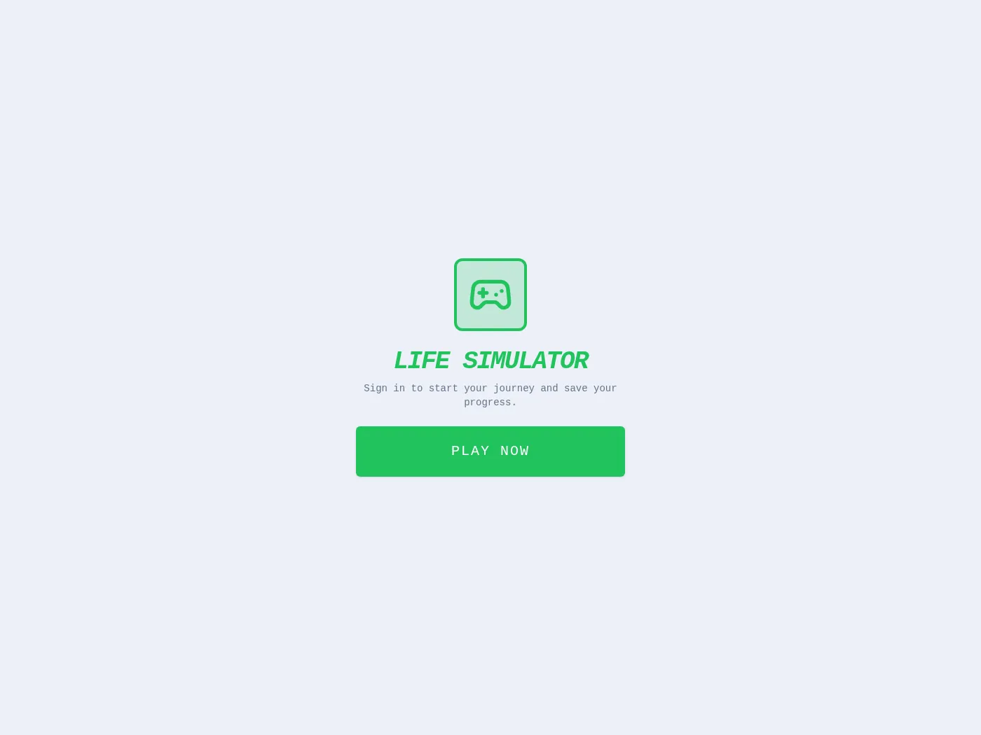 Retro Life Simulator