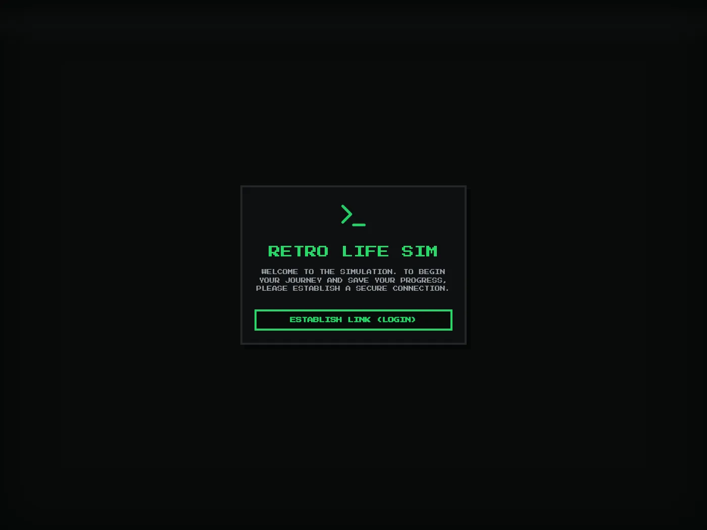 Retro Life Simulator