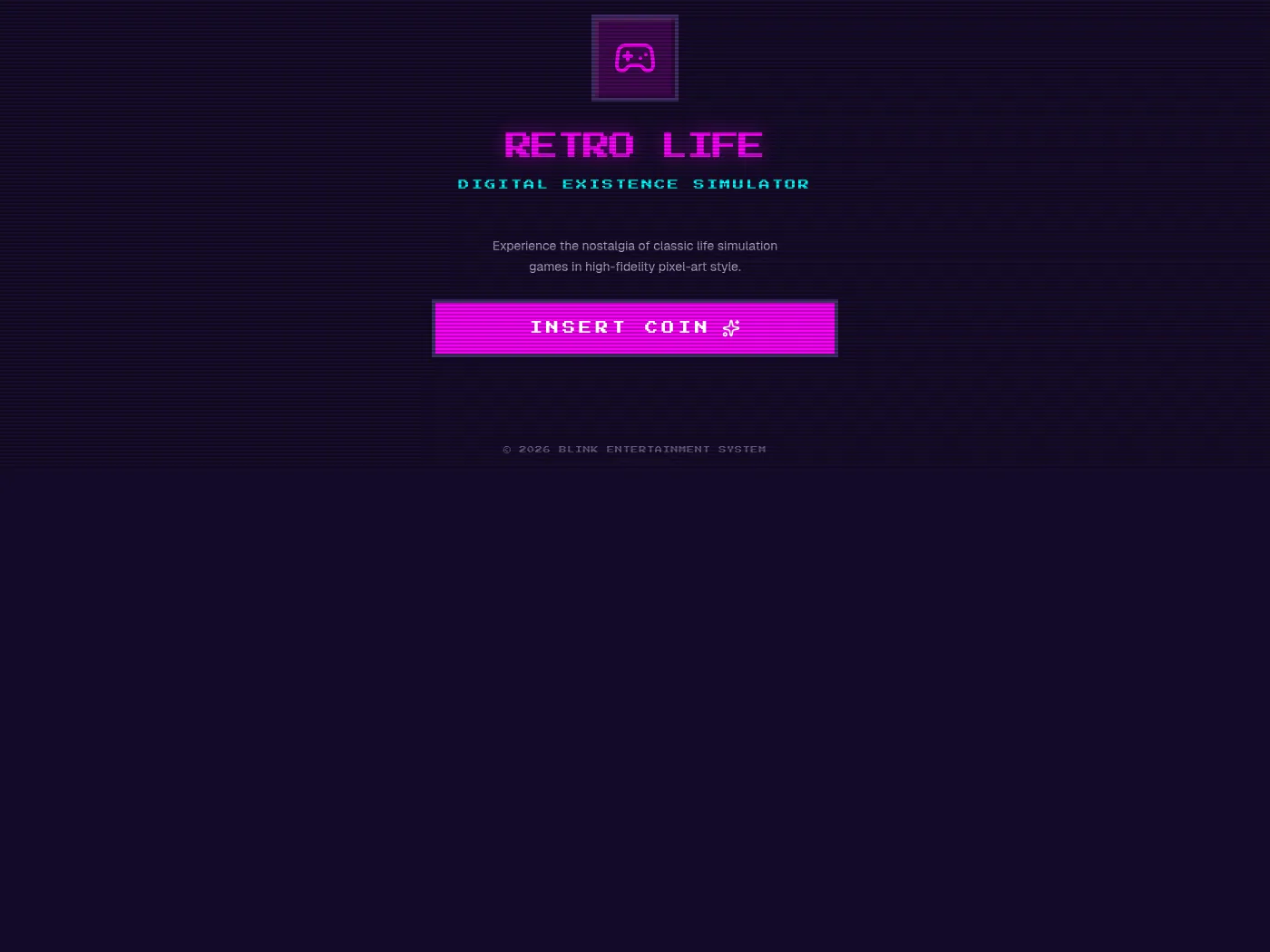 Retro Life Simulator