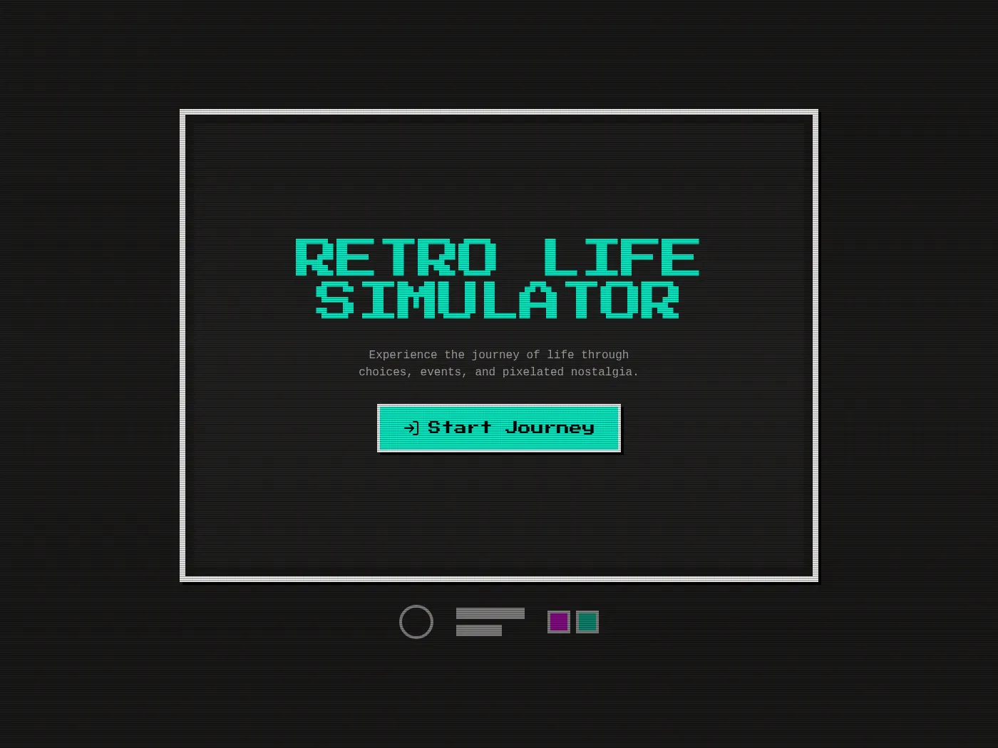 Retro Life Simulator