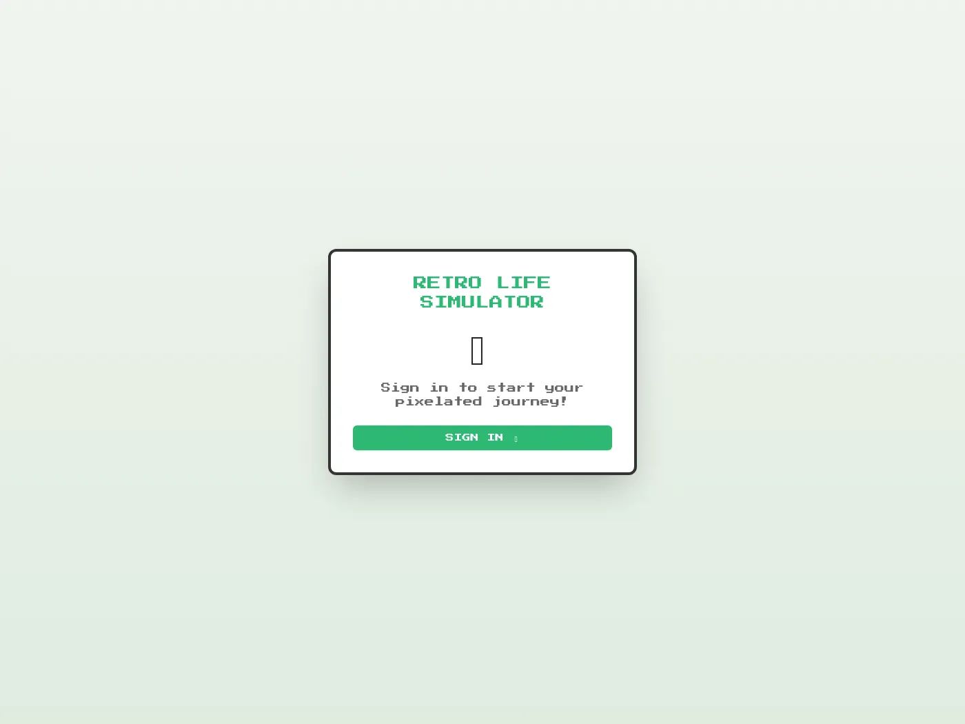 Retro Life Simulator