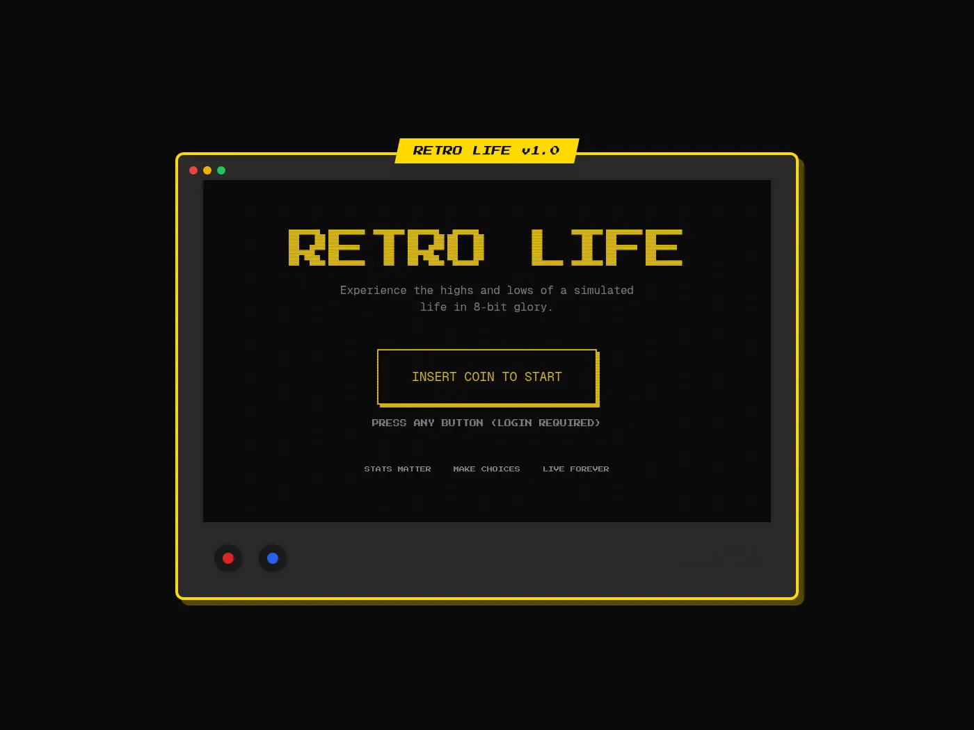 Retro Life Simulator