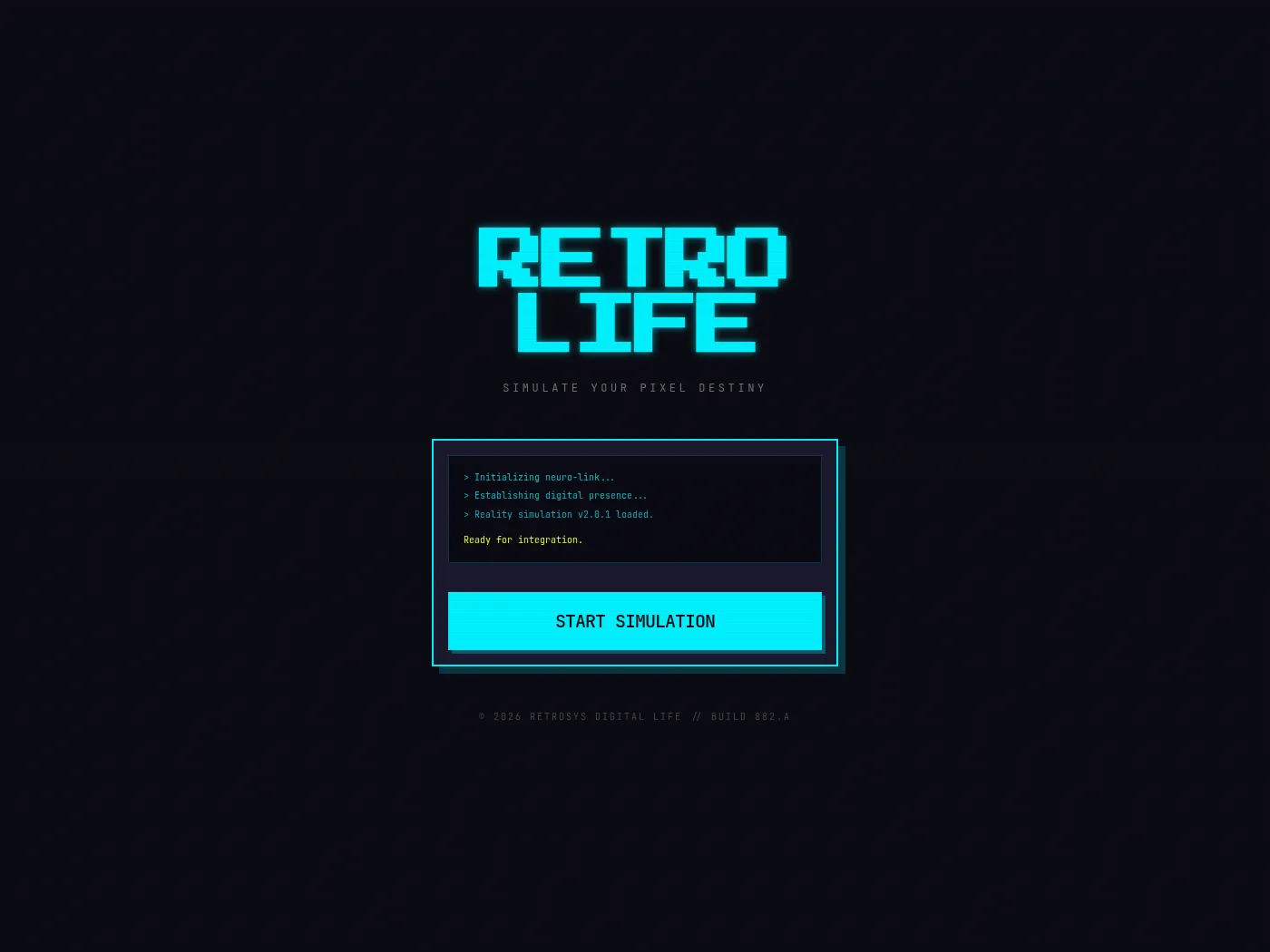 Retro Life Simulator