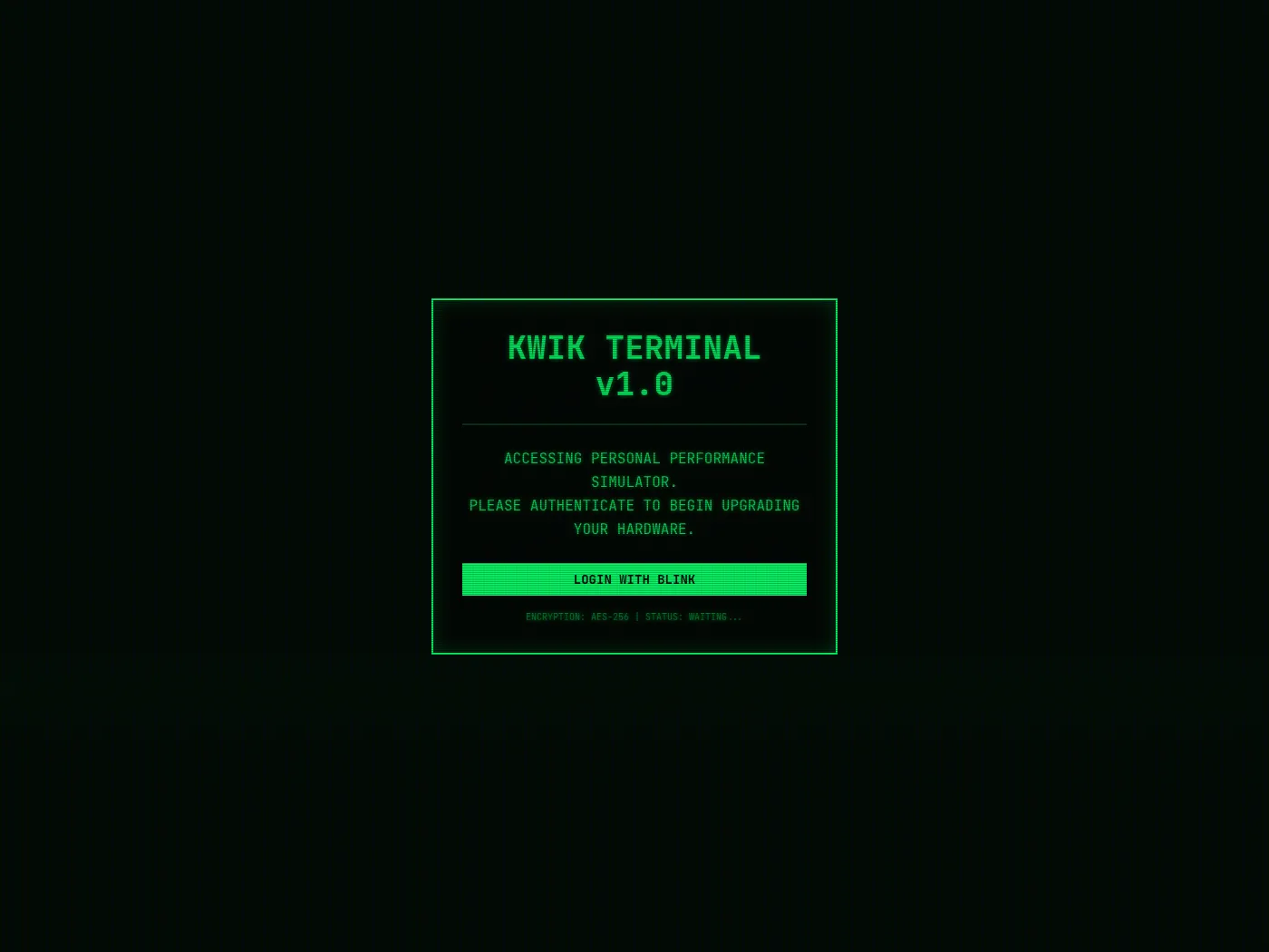Kwik Retro Life Simulator