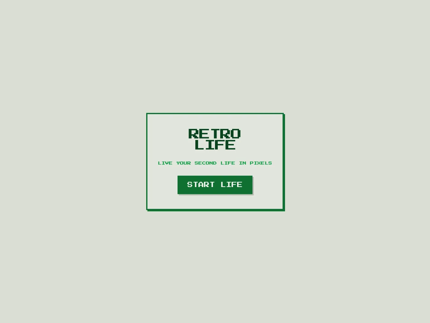 Retro Life Simulator