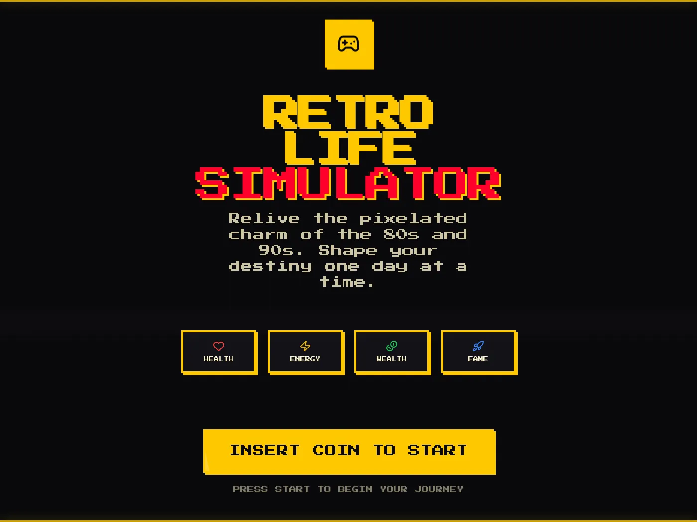 Retro Life Simulator