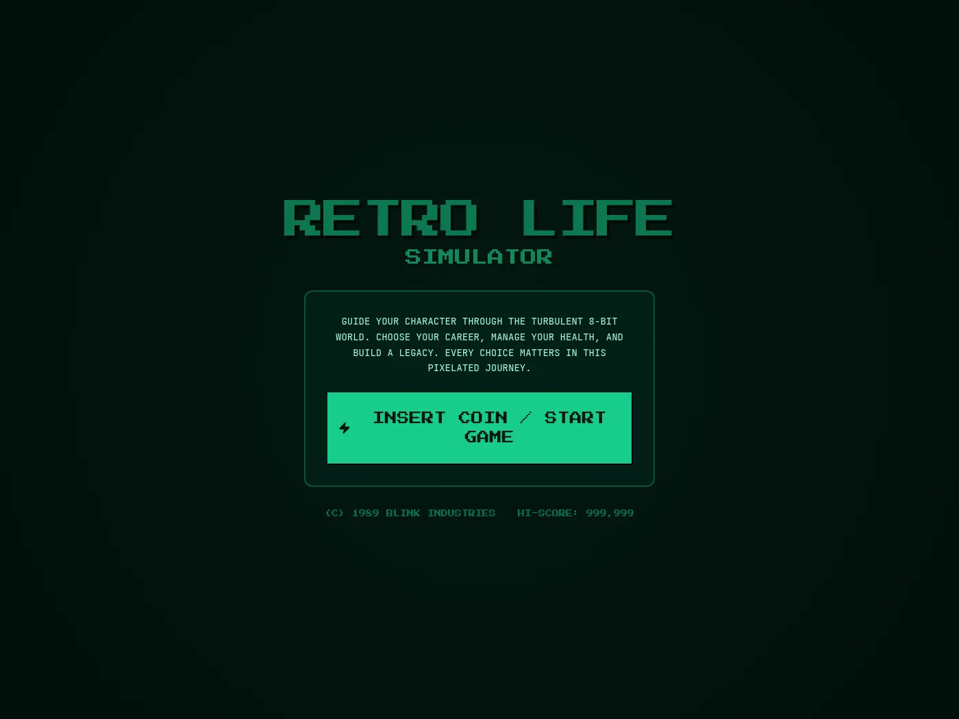 Retro Life Simulator