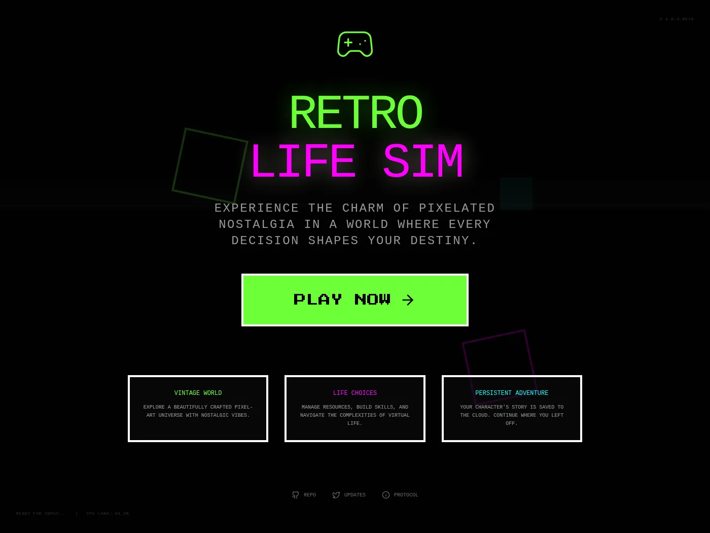 Retro Life Simulator