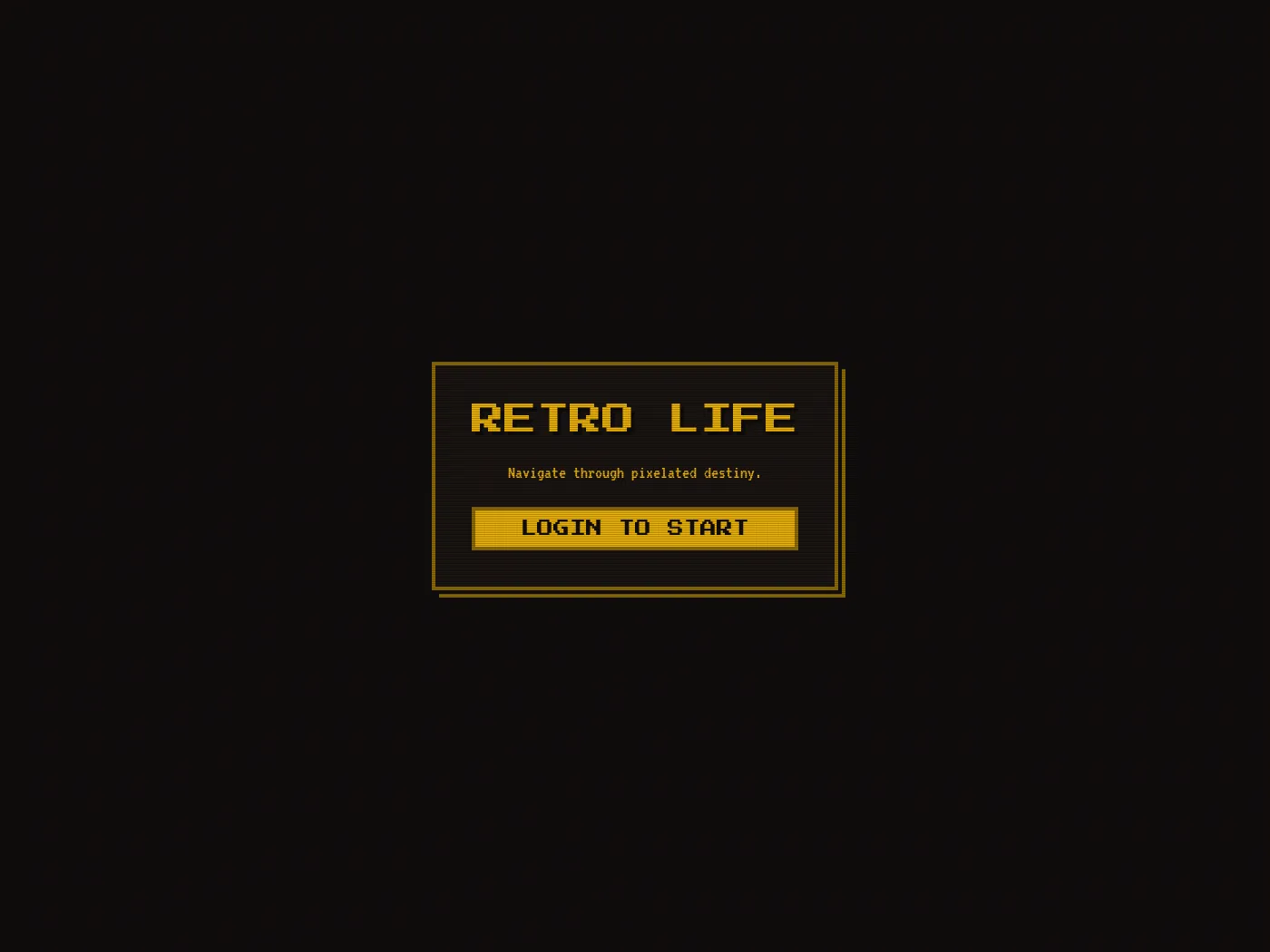 Retro Life Simulator