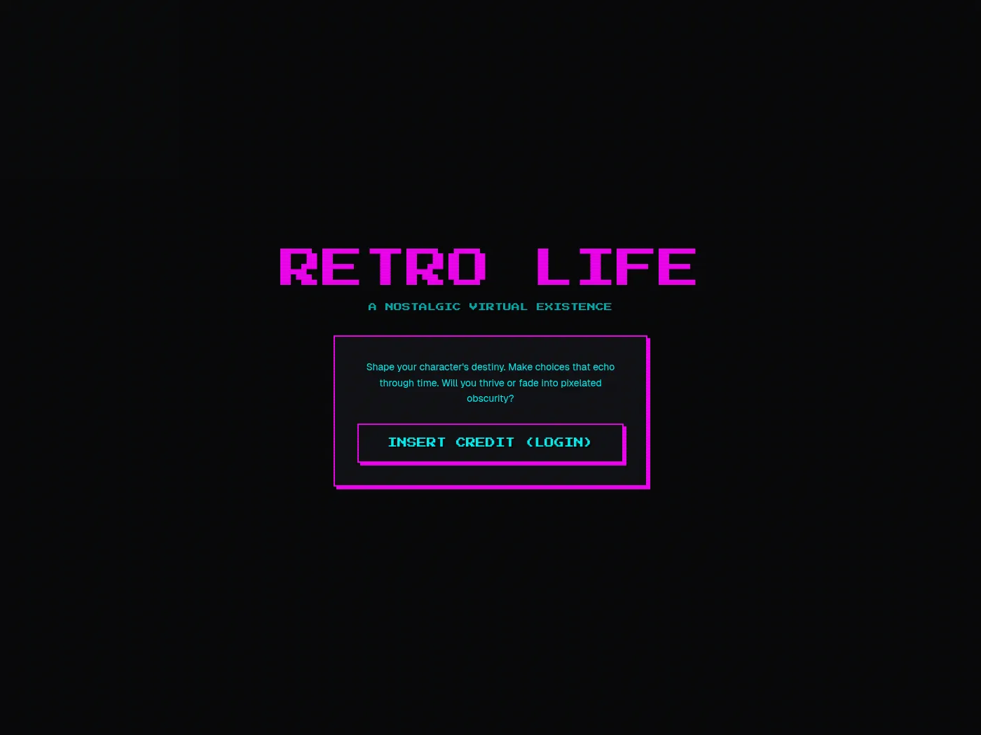 Retro Life Simulator
