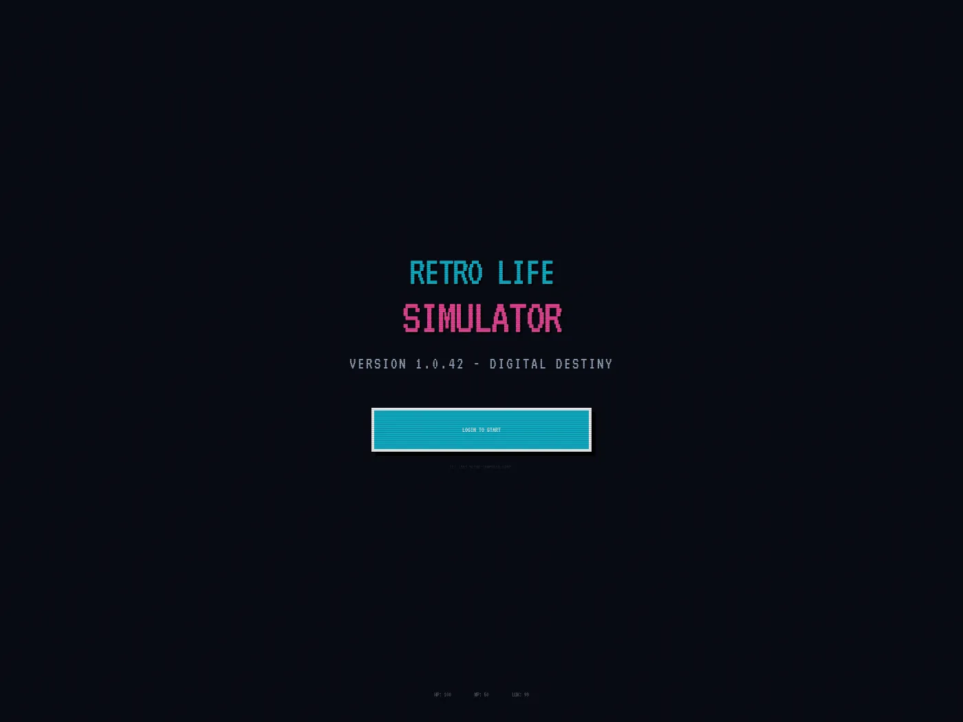 Retro Life Simulator
