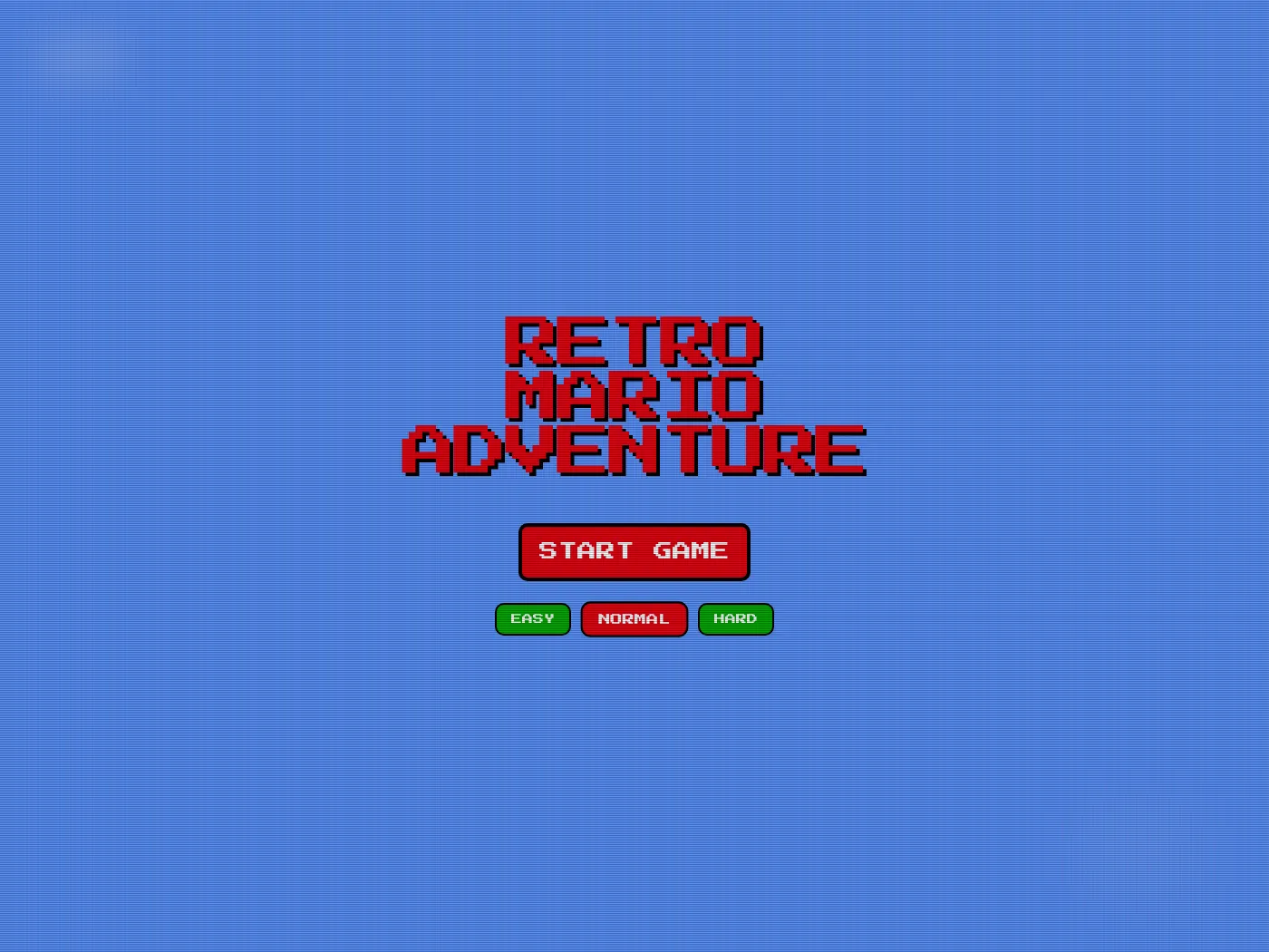 Retro Mario Adventure
