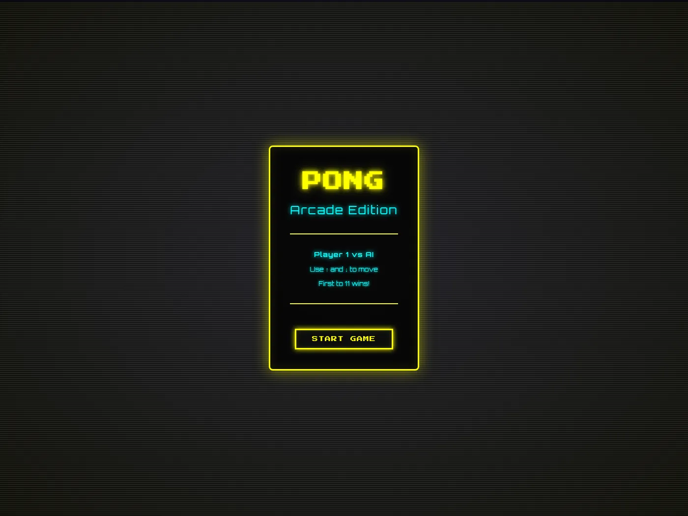 Retro Pong Arcade