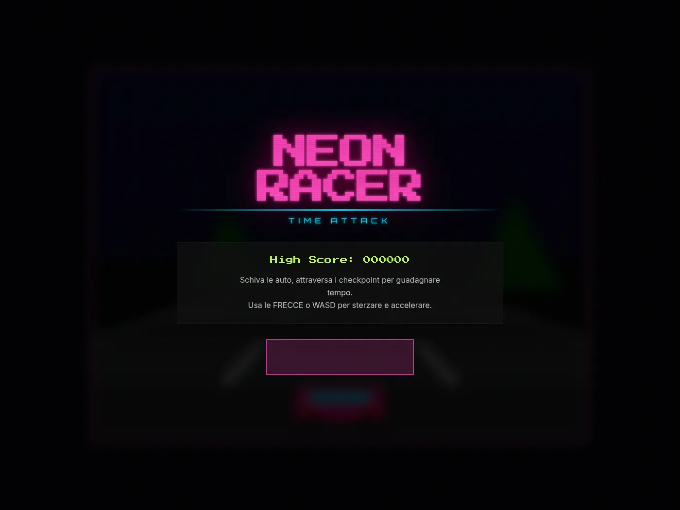 Retro Racer Game