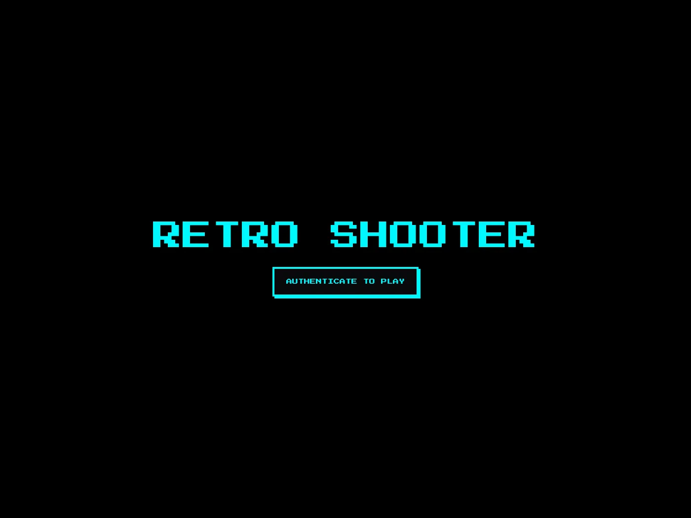 Retro Shooter Game