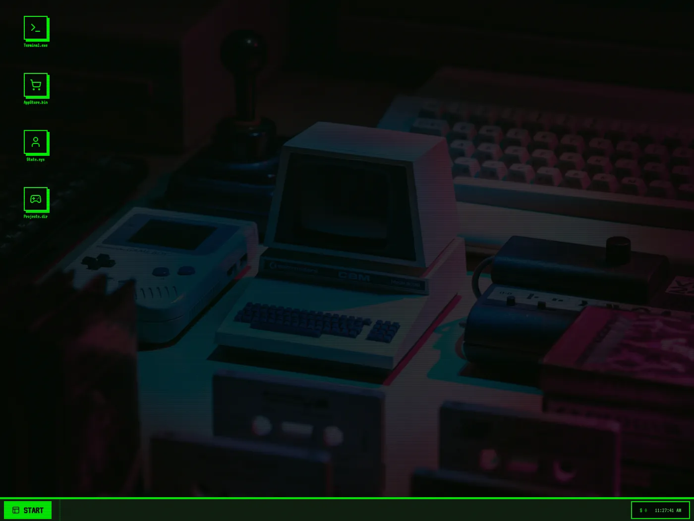 Retro Simulator Game