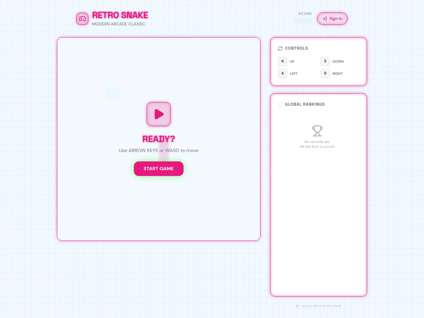 Retro Snake Game