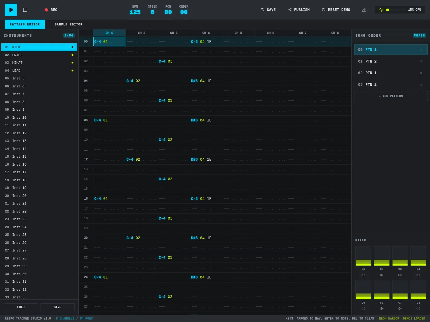 Retro Tracker Studio