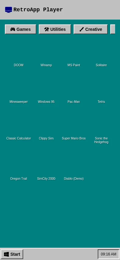 RetroApp Player
