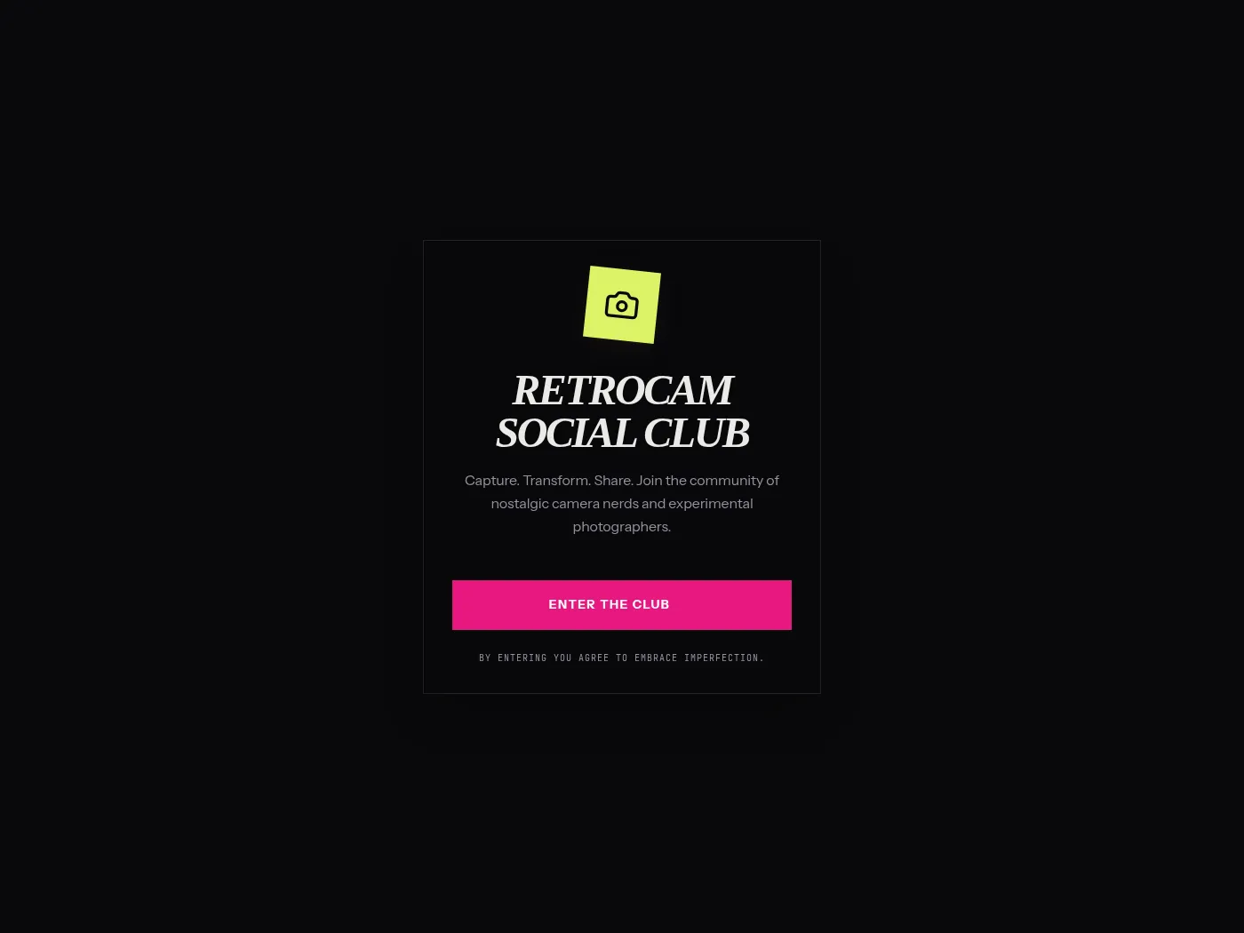 RetroCam Social Club