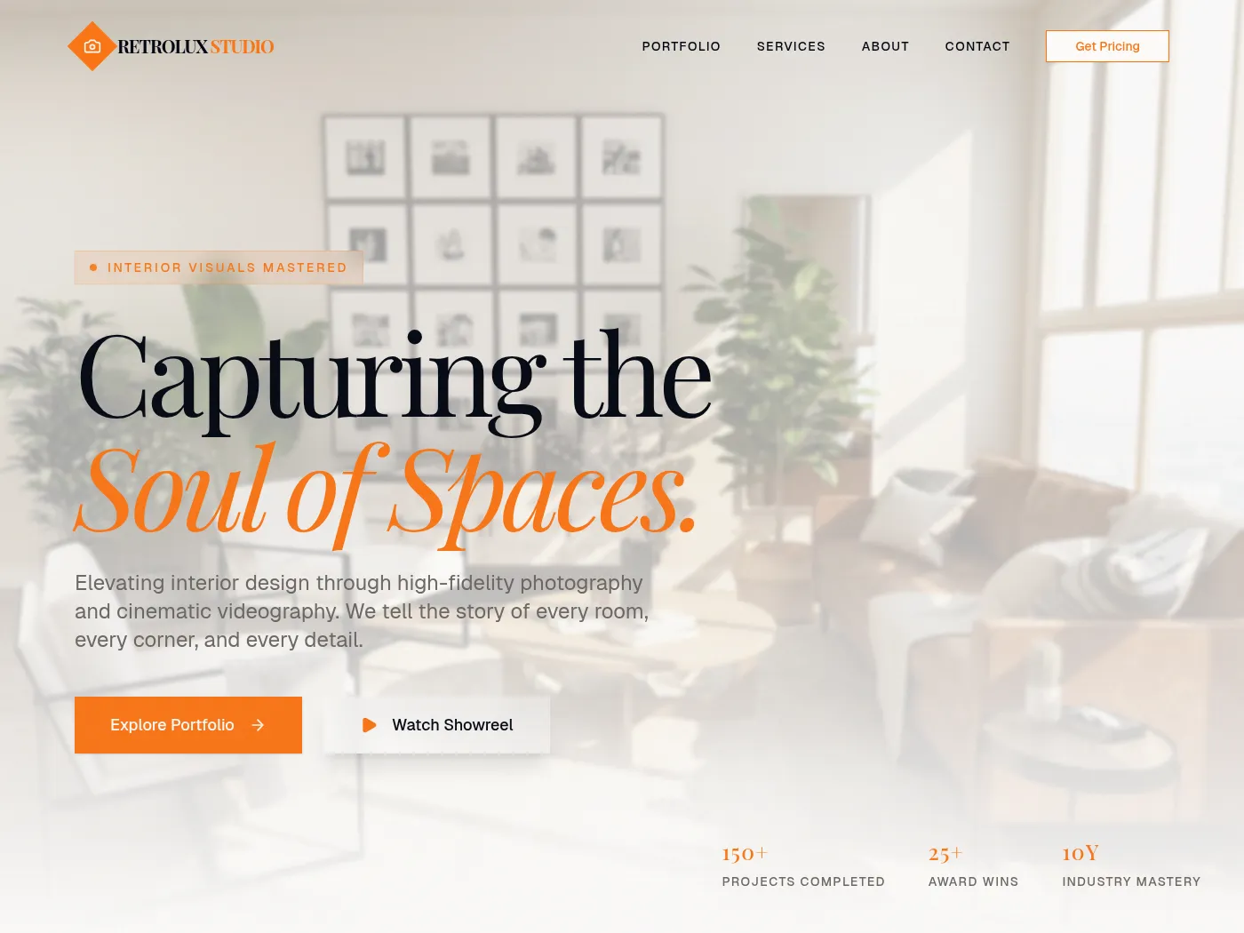 RetroLux Studio Portfolio