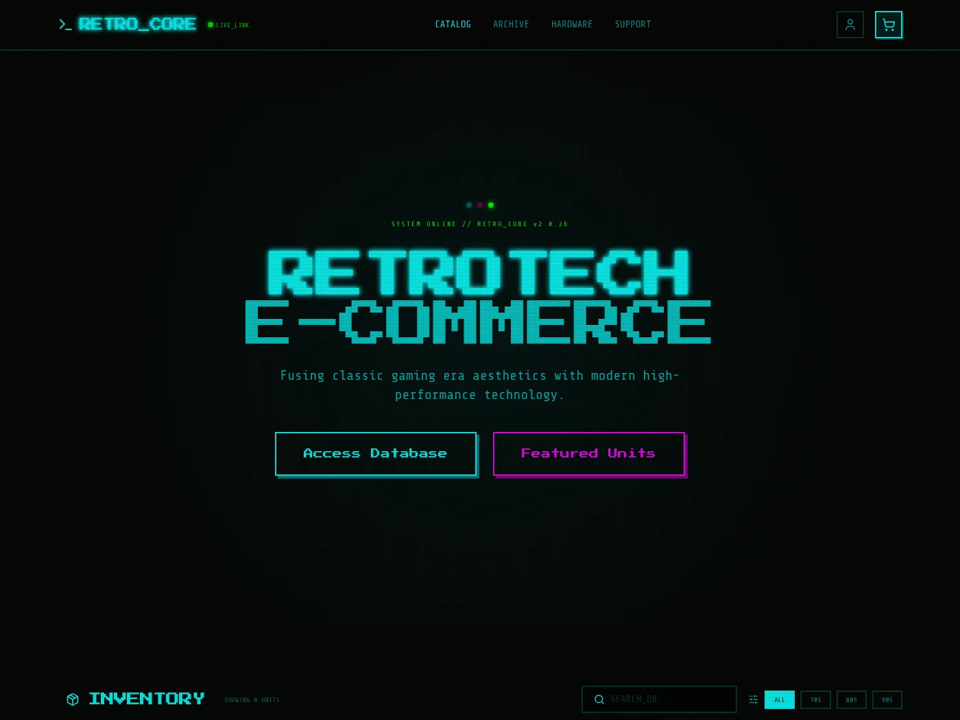 RetroTech Shopfront