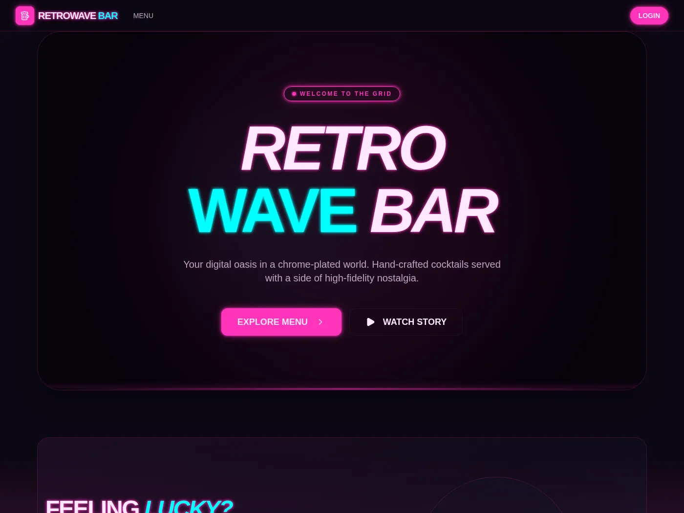 RetroWave Bar Platform