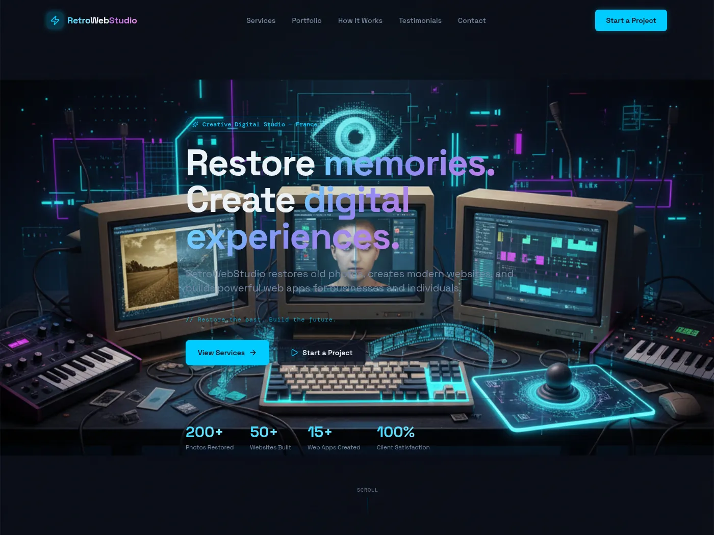 RetroWebStudio Creative Site