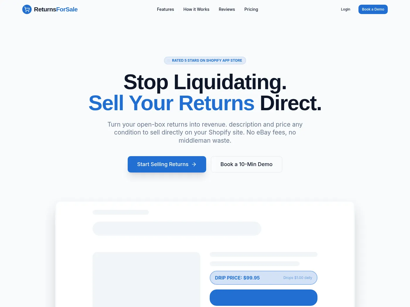 Returns For Sale Pro