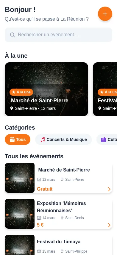 Réunion Event Guide