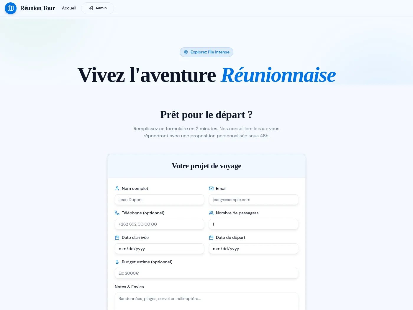 Réunion Tour Explorer