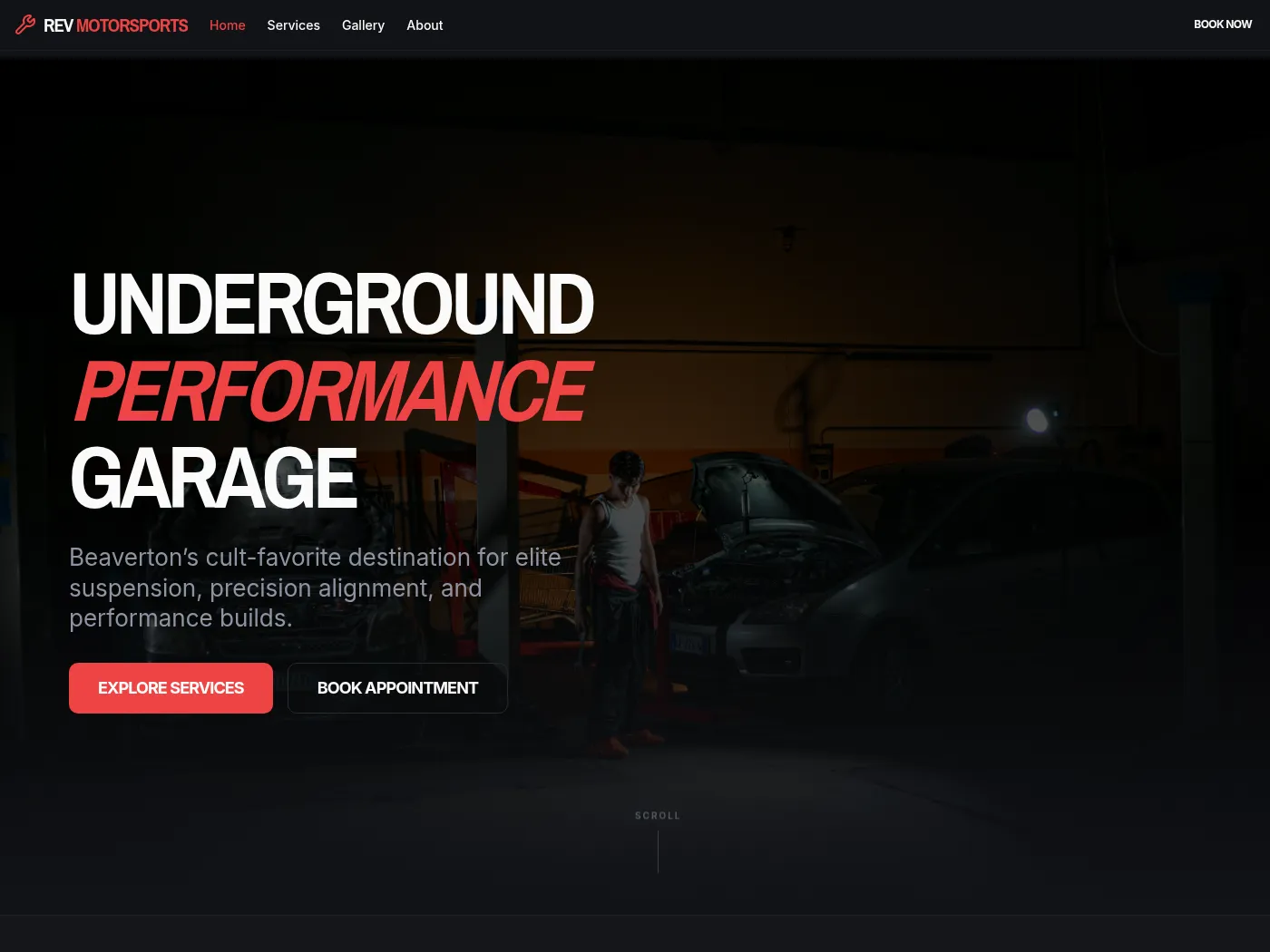 REV Motorsports Web