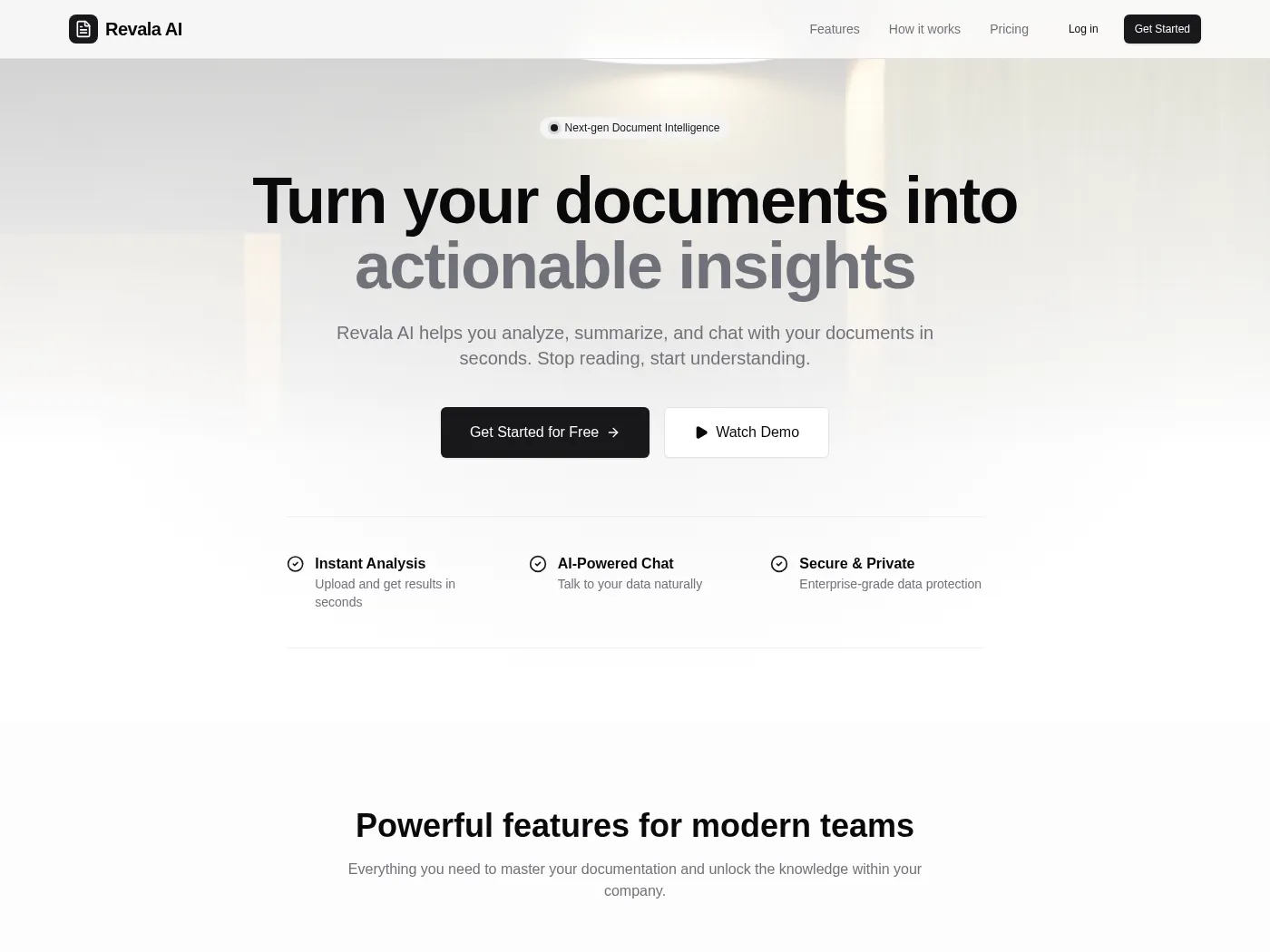 Revala AI Clone