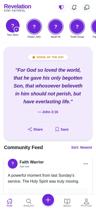 Revelation Community App
