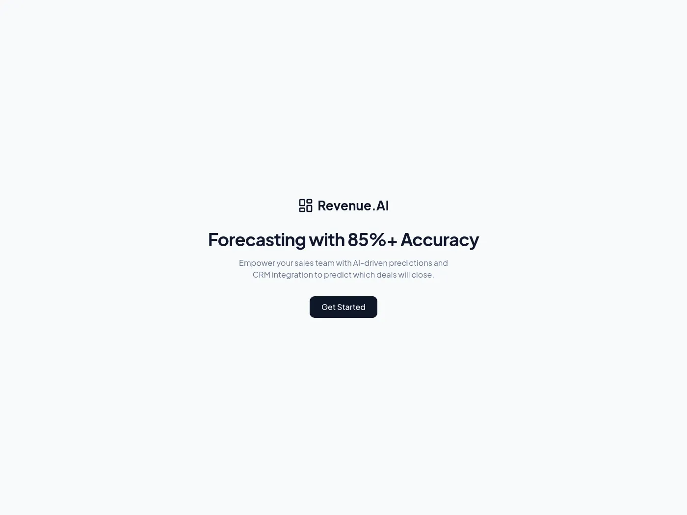 Revenue.AI Sales Forecasting