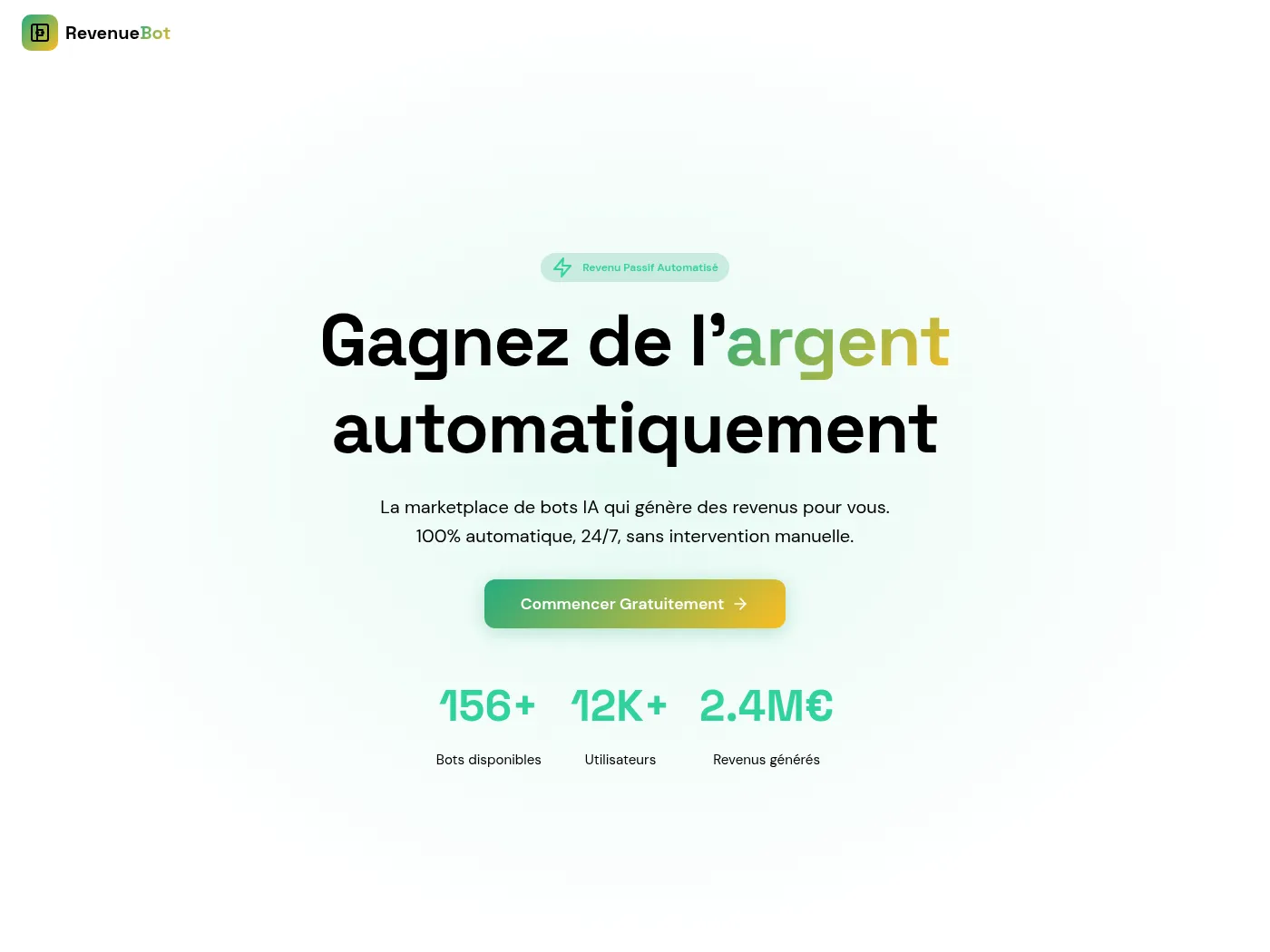 RevenueBot Marketplace