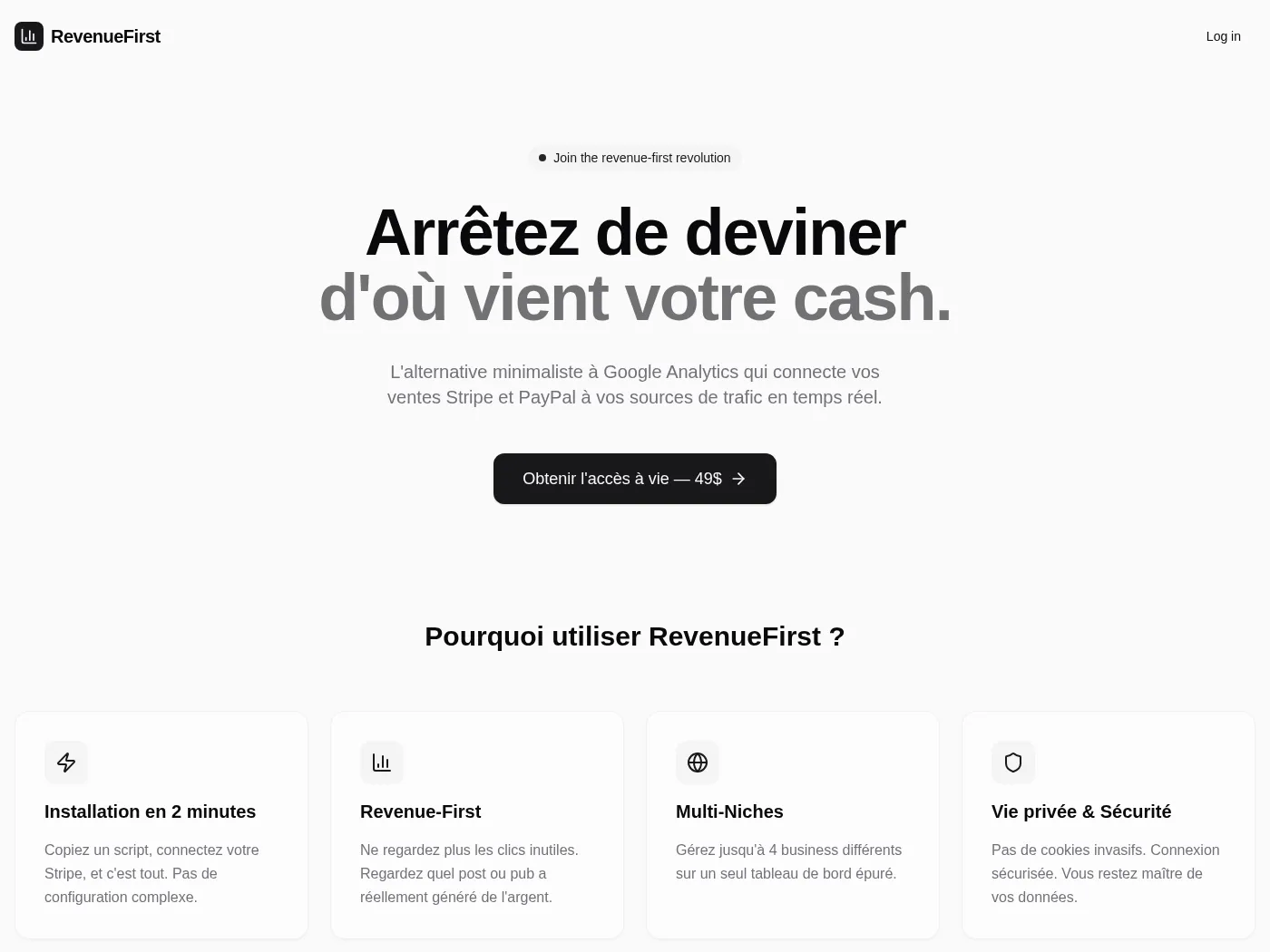 RevenueFirst Analytics