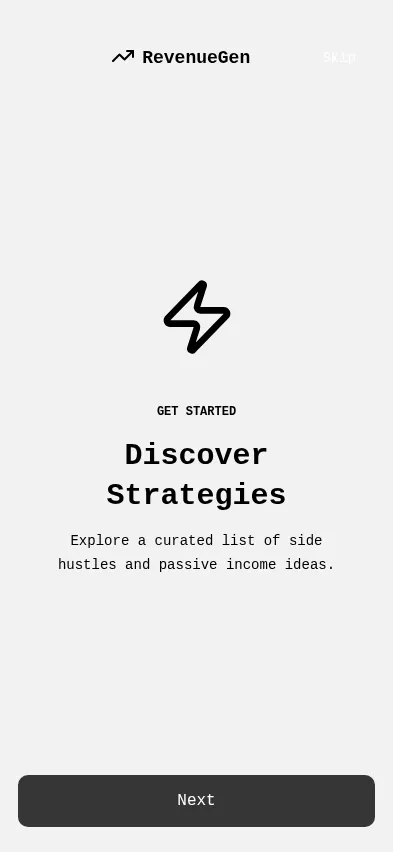 RevenueGen App
