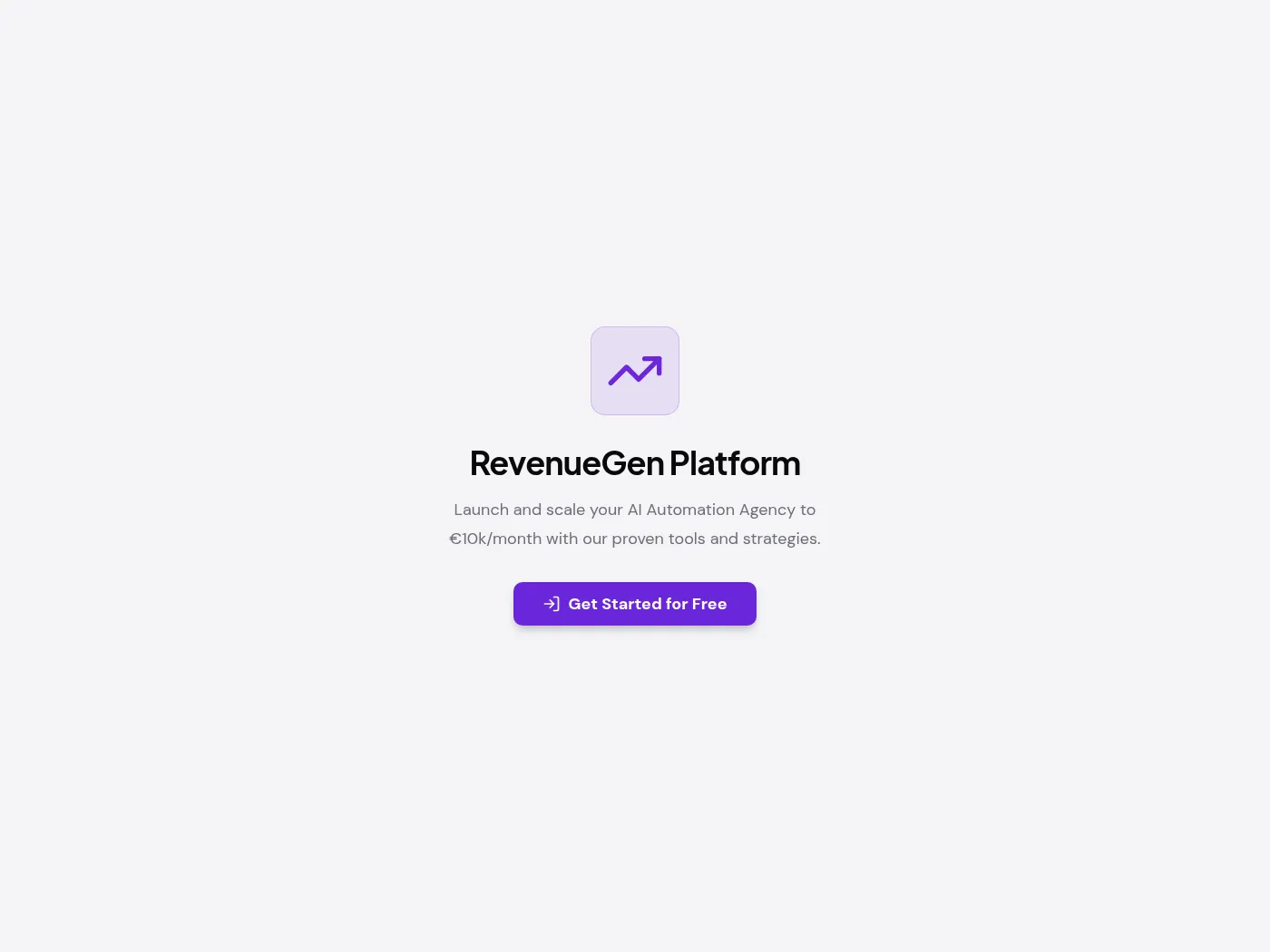RevenueGen Platform