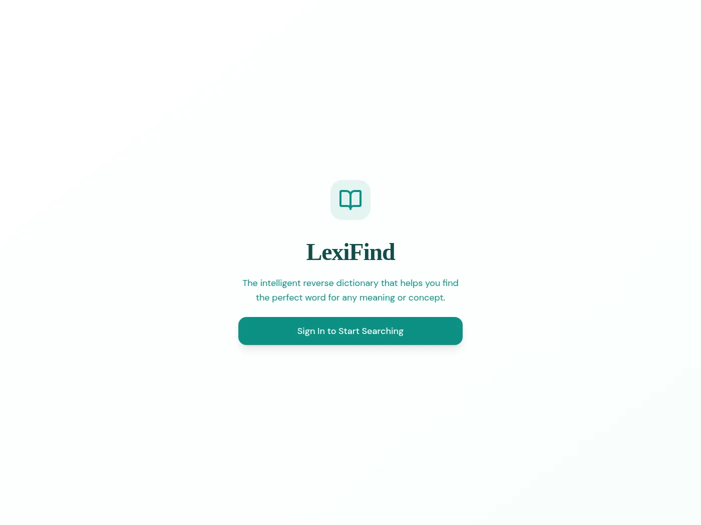 Reverse Dictionary Finder