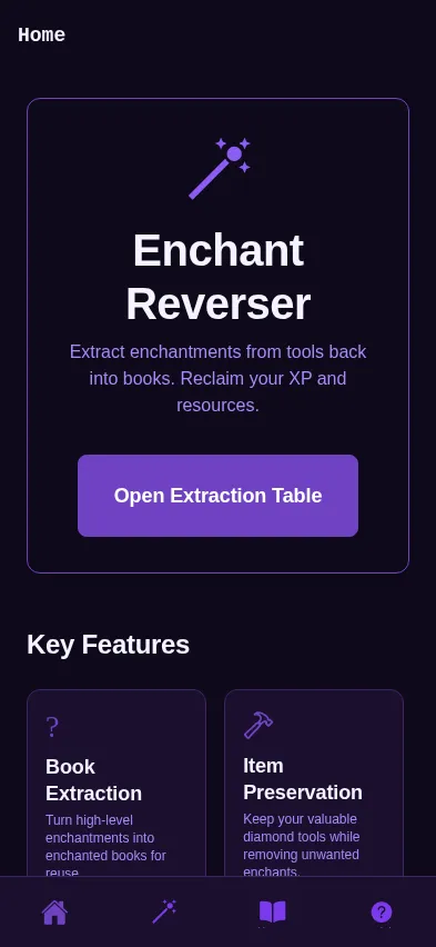 Reversible Enchant Table