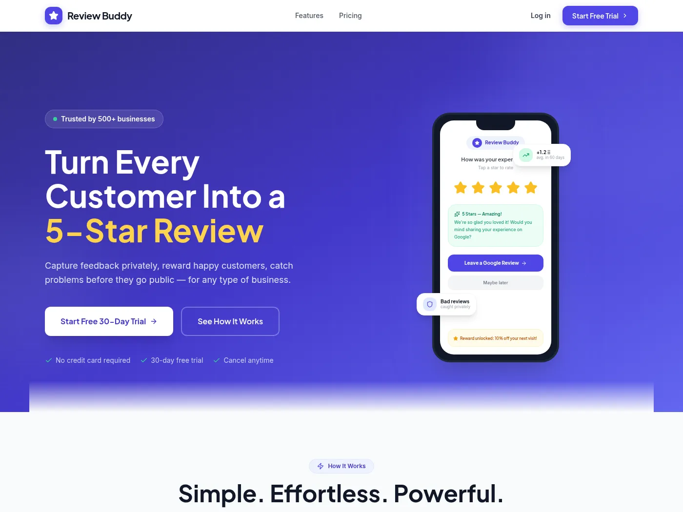 Review Buddy SaaS Platform